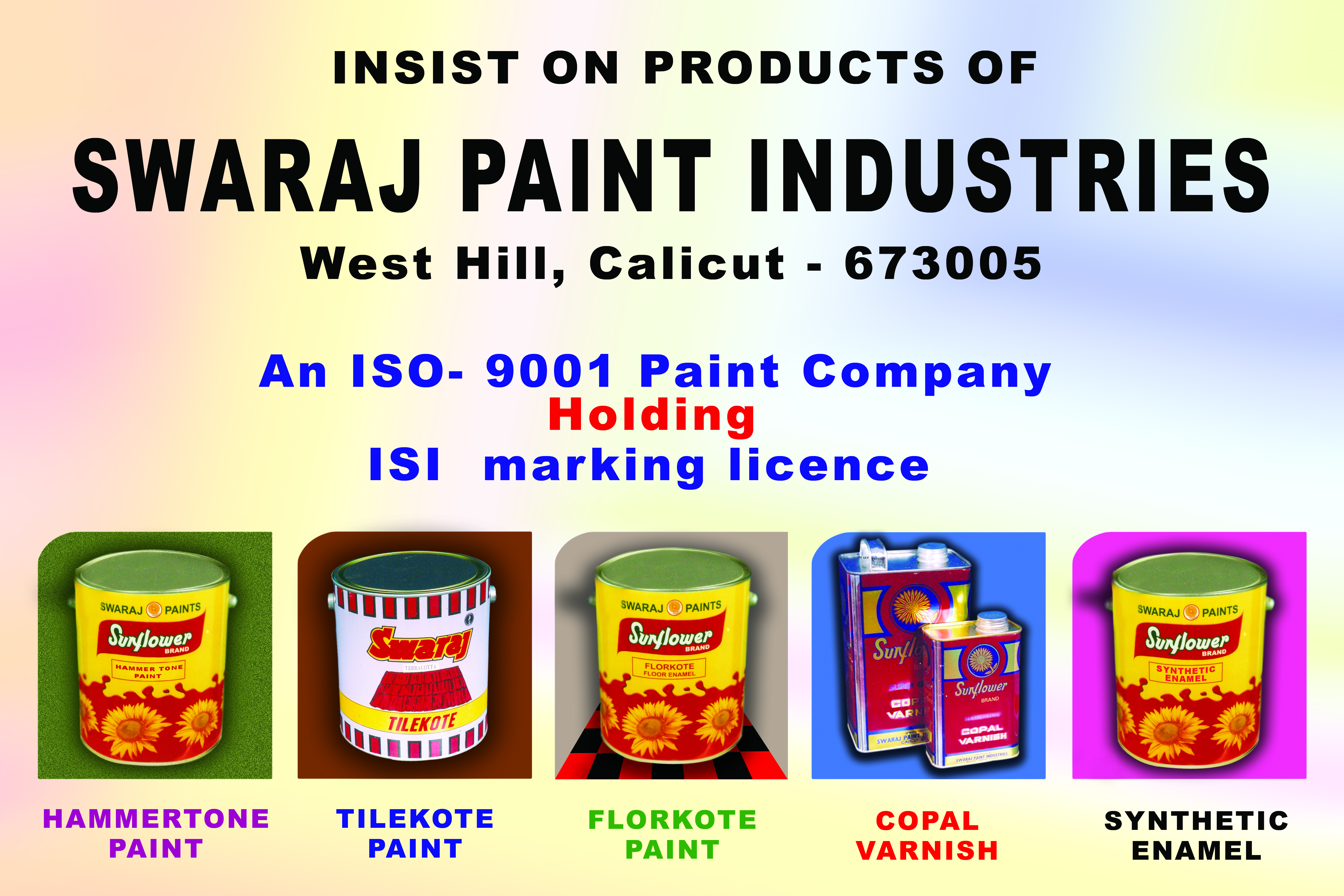Swaraj Paints – Celebrating 50 years